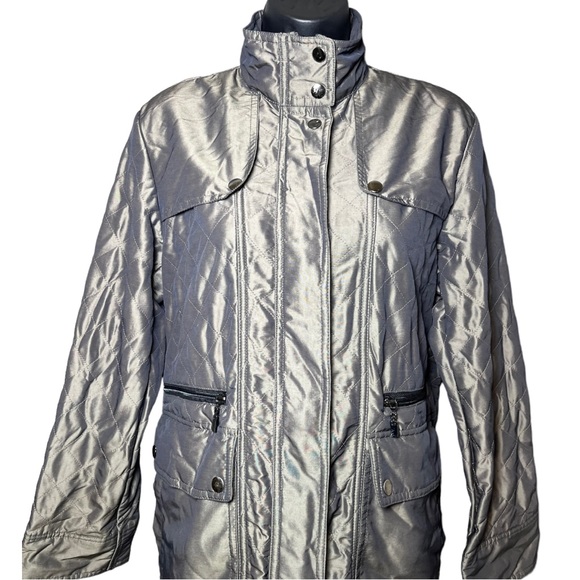 Kristen Blake | Jackets & Coats | Kristen Blake Dark Iridescent Trench ...